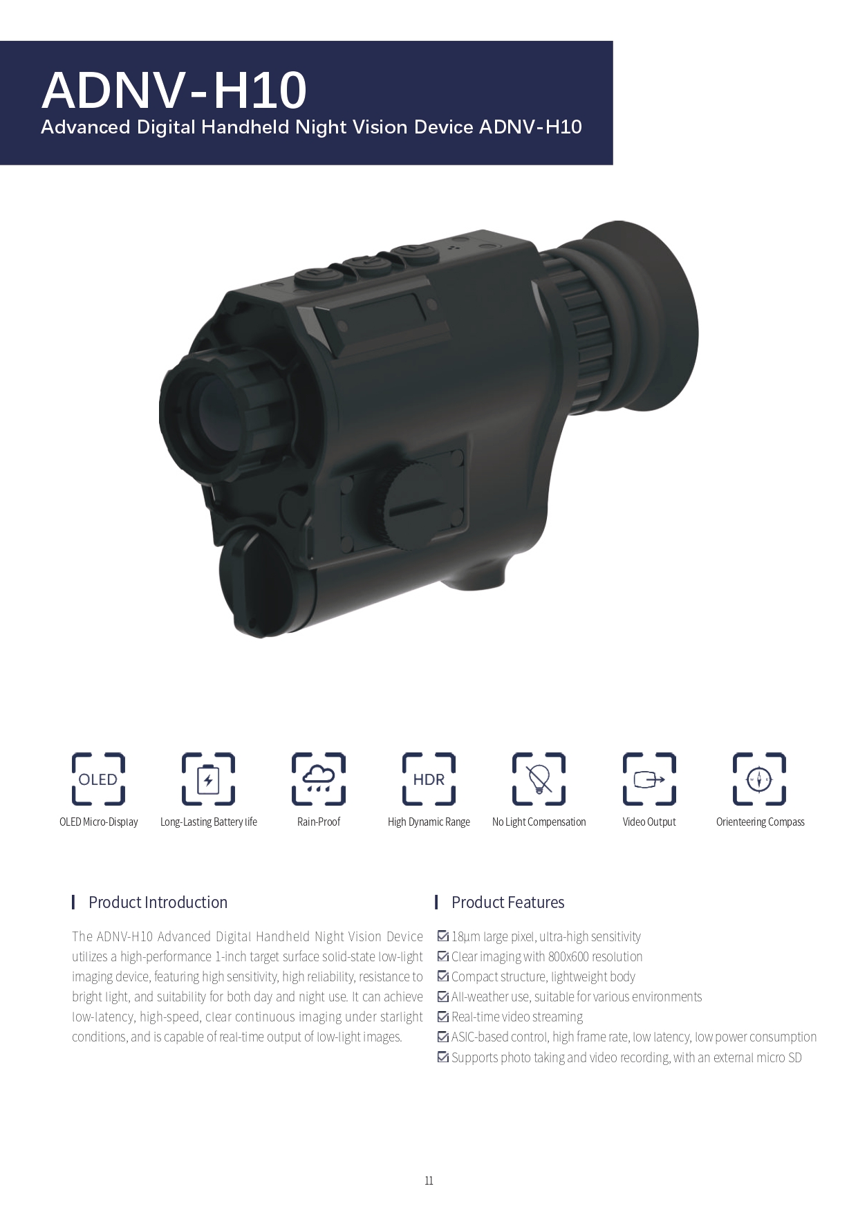 Advanced Digital Handheld Night Vision Device ADNV-H10 - 我的网站