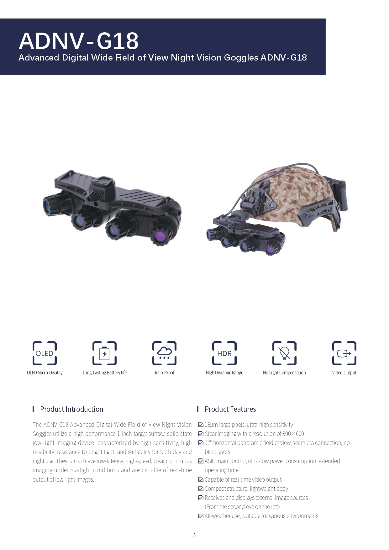 Advanced Digital Wide Field of View Night Vision Goggles ADNV-G18 - 我的网站